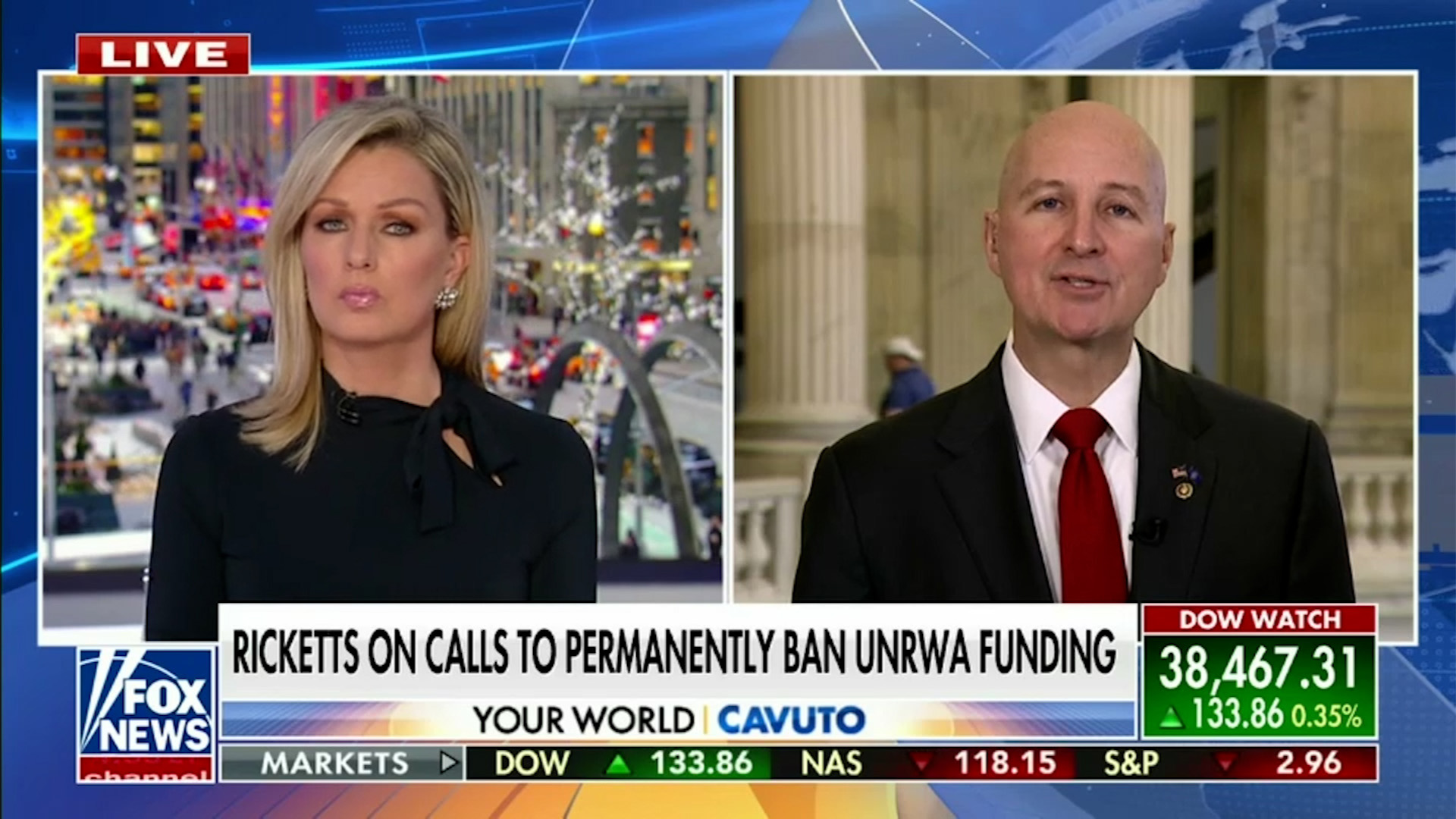 Ricketts, Scott Call for Permanent Ban of U.S. UNRWA Funding Following ...