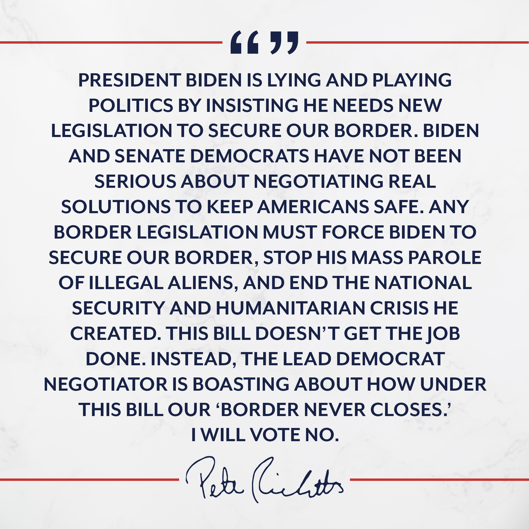 Ricketts on National Security Supplemental: “This Bill Doesn’t Get the ...