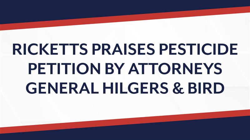 Press Releases - Senator Pete Ricketts